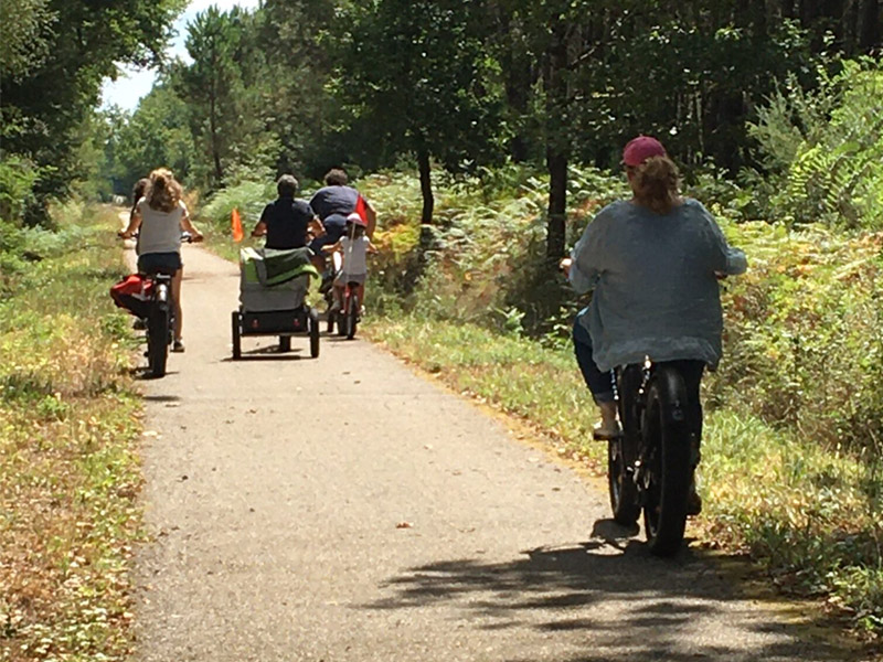 Balade À Vélo Électrique Dans Les Landes Girondine Lors De Votre Séjour ...